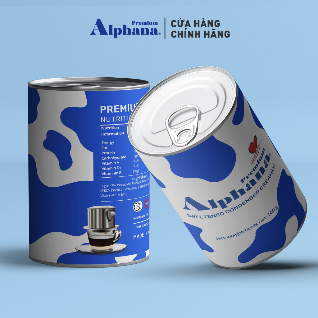 Premium Alphana sweetened condensed milk imported from Malaysia 500g ...