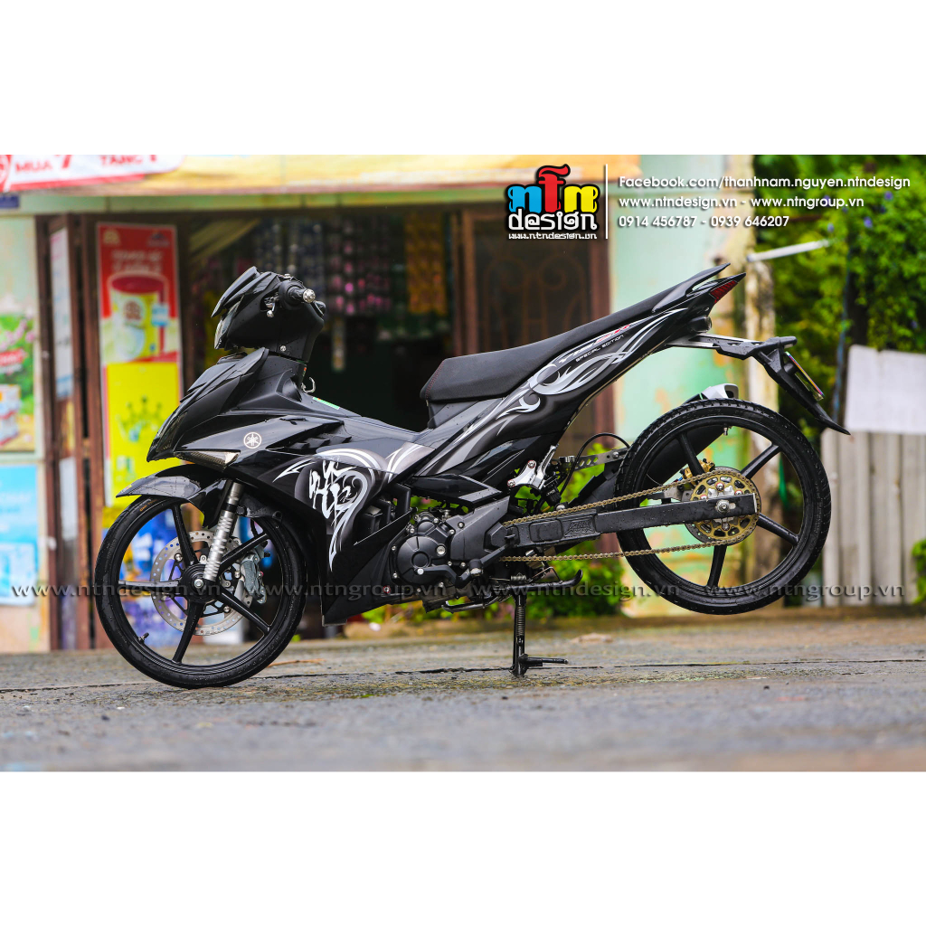 Exciter 150 stamp - model Y15zr 2023 (Full Black) | Shopee Malaysia