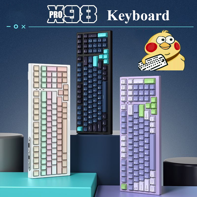 Custom Mechanical Keyboard - X98 Pro / 3 Mode - RGB Led - Down Circuit ...