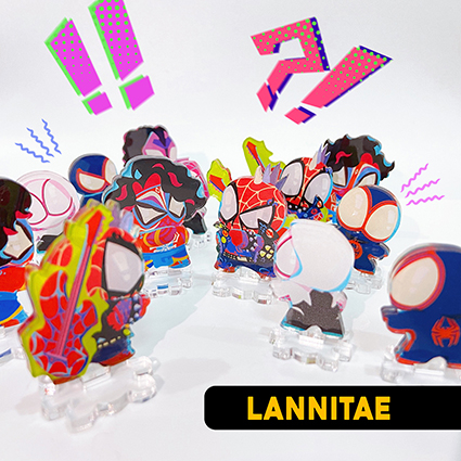 Spiderverse character standee model - Multiverse Spider-Man | Shopee ...