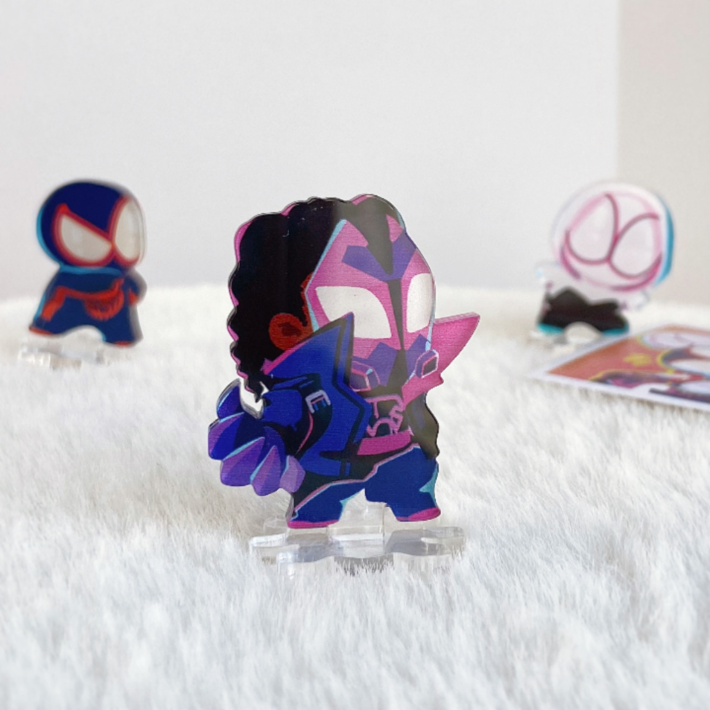 Spiderverse character standee model - Multiverse Spider-Man | Shopee ...