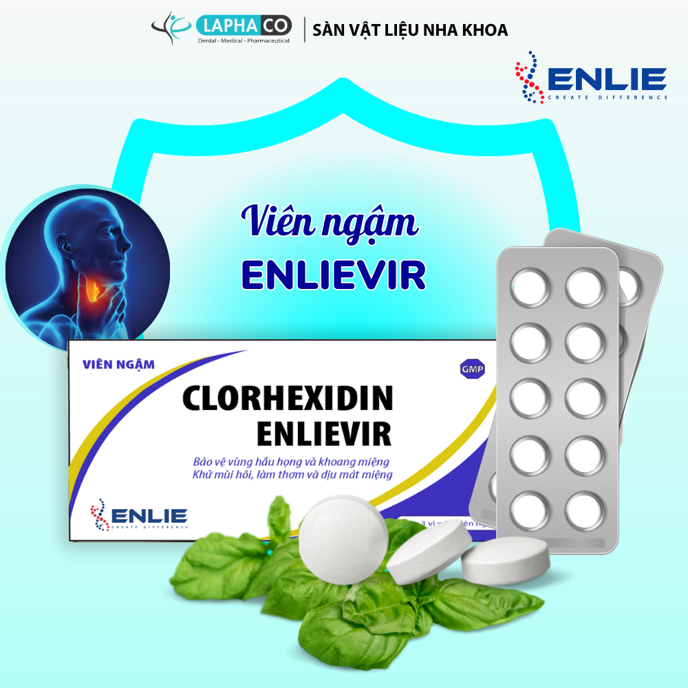 Clorhexidin Enlievir lozenges help protect the throat, reduce cough ...