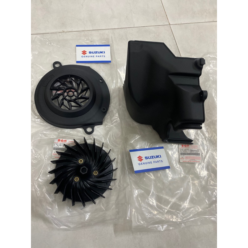 Fan cover (cooling fan blade) Genuine Suzuki Hayate Fi-impulse-125cc ...