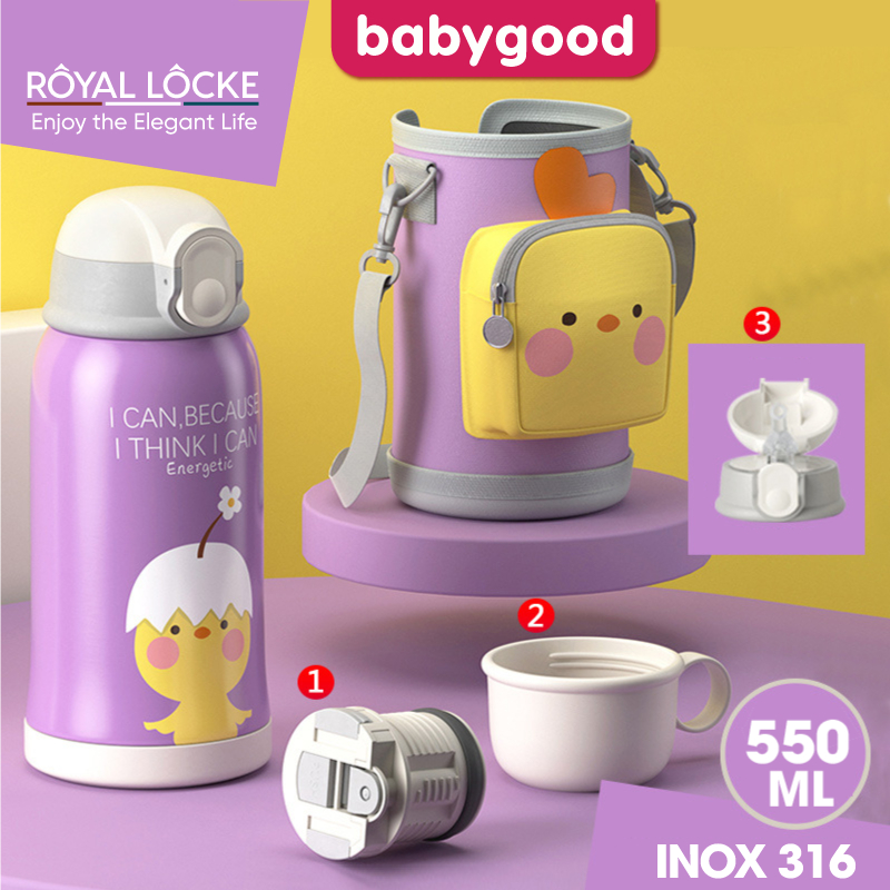 Cute 550ML High-Class Water Bottle For Children To Go To School. Full ...