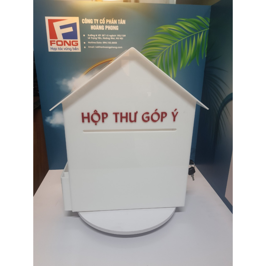 Suggestion box A3 mica 3mm size 30x20x40cm | Shopee Malaysia