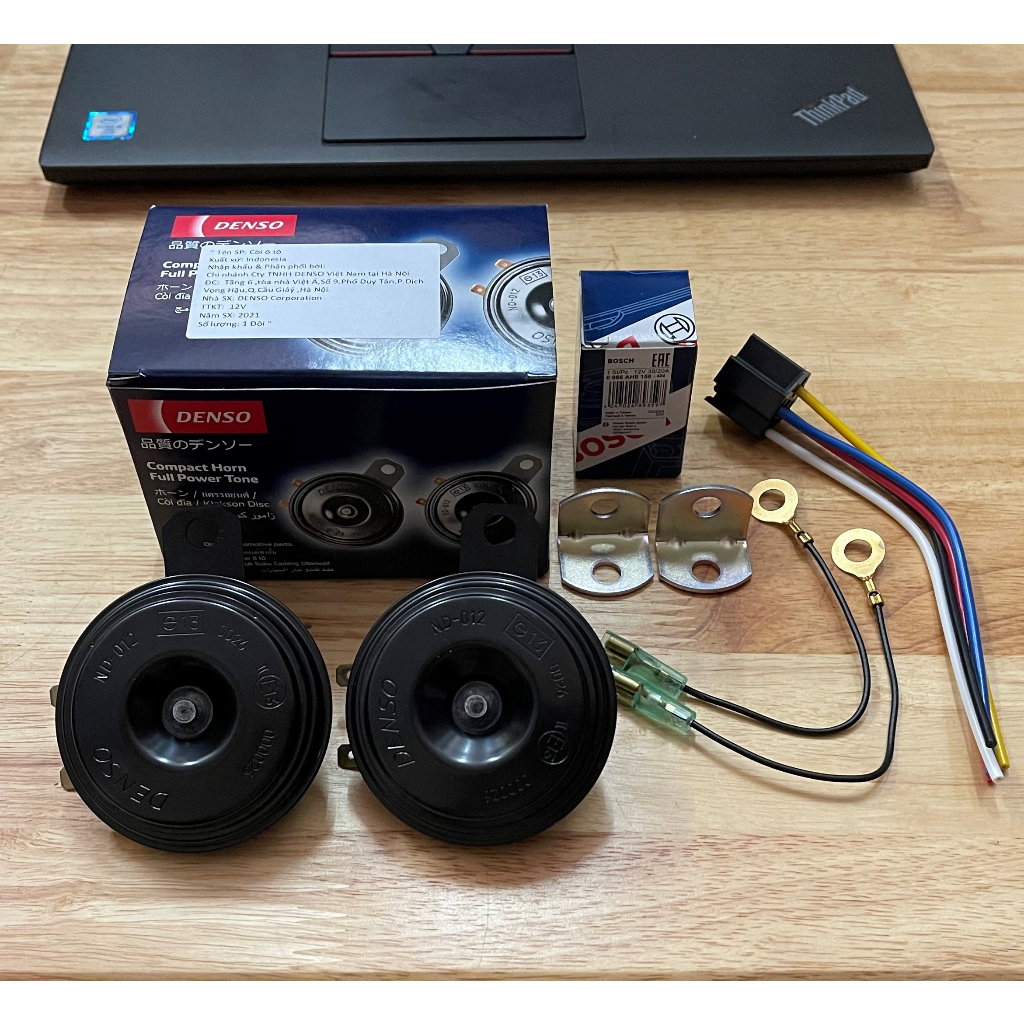 Genuine Denso - Denso 12v disc horn and genuine Bosch Relay | Shopee ...