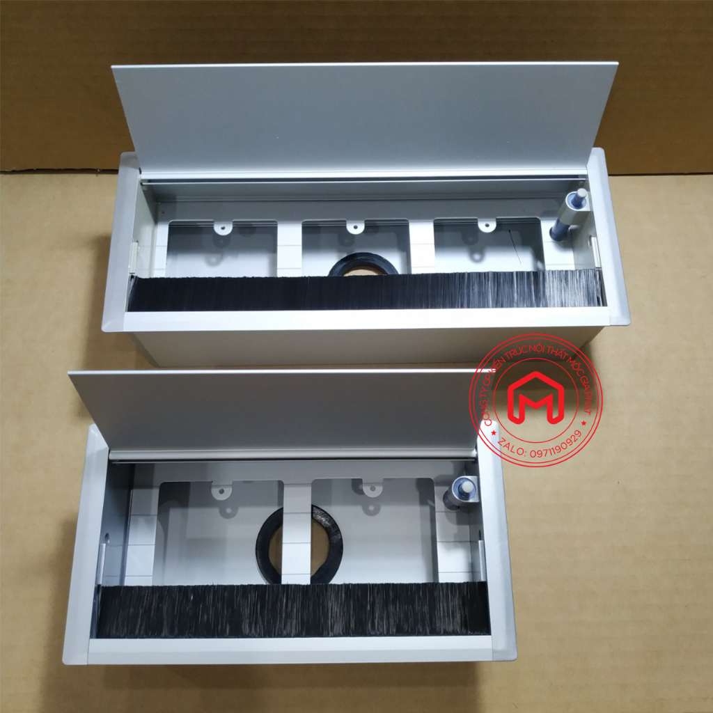 Meeting table electrical box - Desk mounted electrical box - Aluminum ...