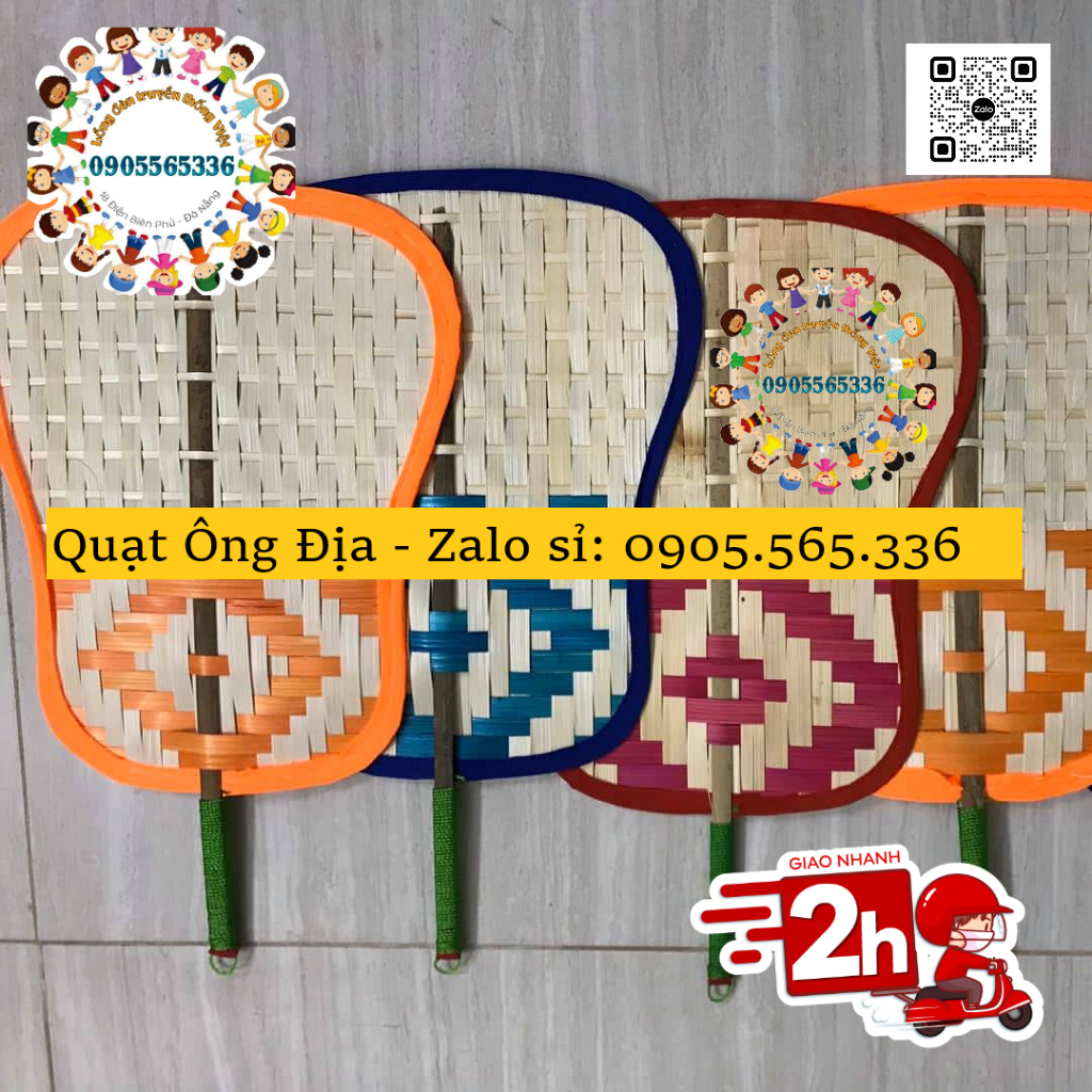 Ong Dia Fan Manual Bamboo Spokes Large And Small Size Dance Mid-Autumn ...