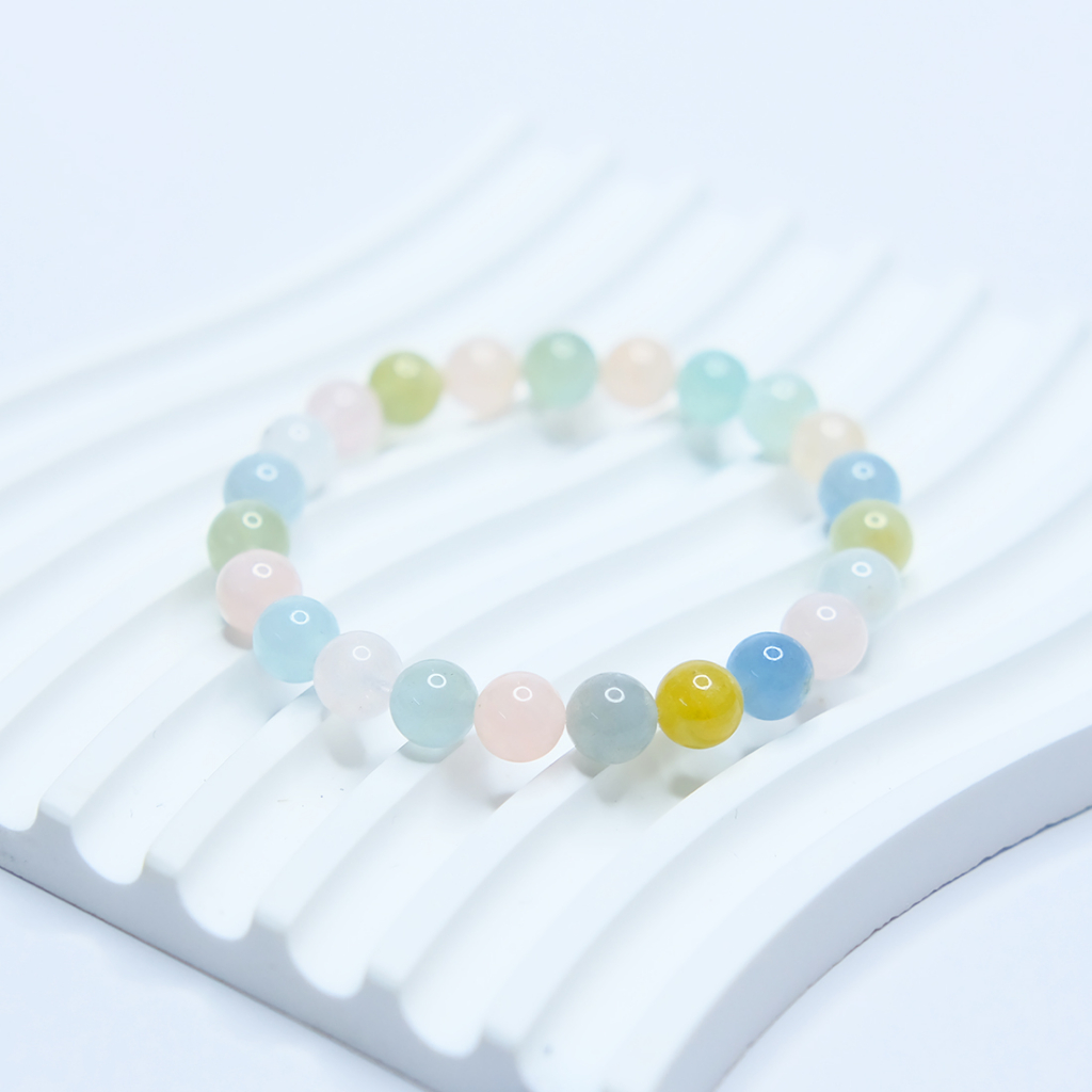 Upcara natural beryl stone feng shui bead bracelet 8mm 10mm | Shopee ...