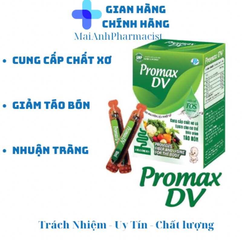 Reduce constipation, supplement fiber PROMAX DV (BOX OF 20 TUBES ...