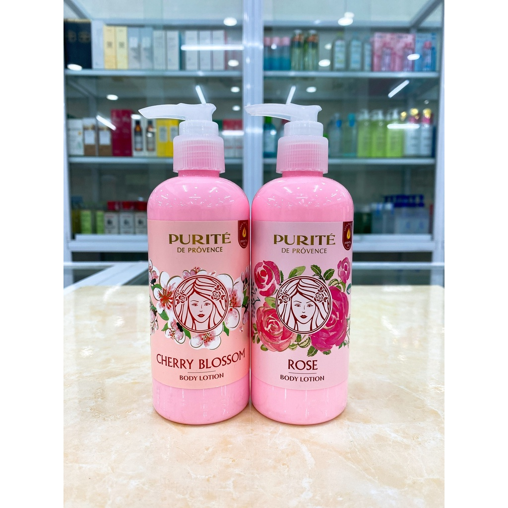 Purite PROVENCE Body Lotion with Cherry Blossom and Rose Extract ...