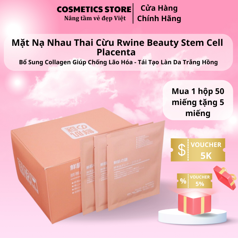Rwine Beauty Stem Cell Placenta Sheep Placenta Mask - Collagen ...