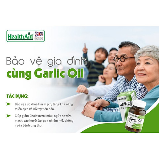 (Genuine) Healthaid Garlic Oil Garlic Oil Tablets Bottle of 30 tablets ...