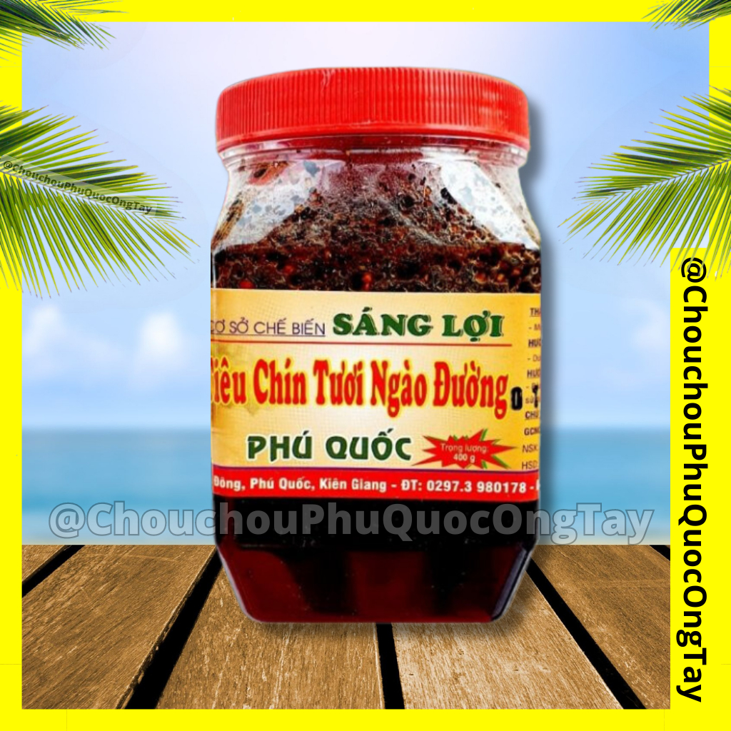 (400g) Fresh ripe pepper sweetened with Phu Quoc sugar SONG LOI - Phu ...