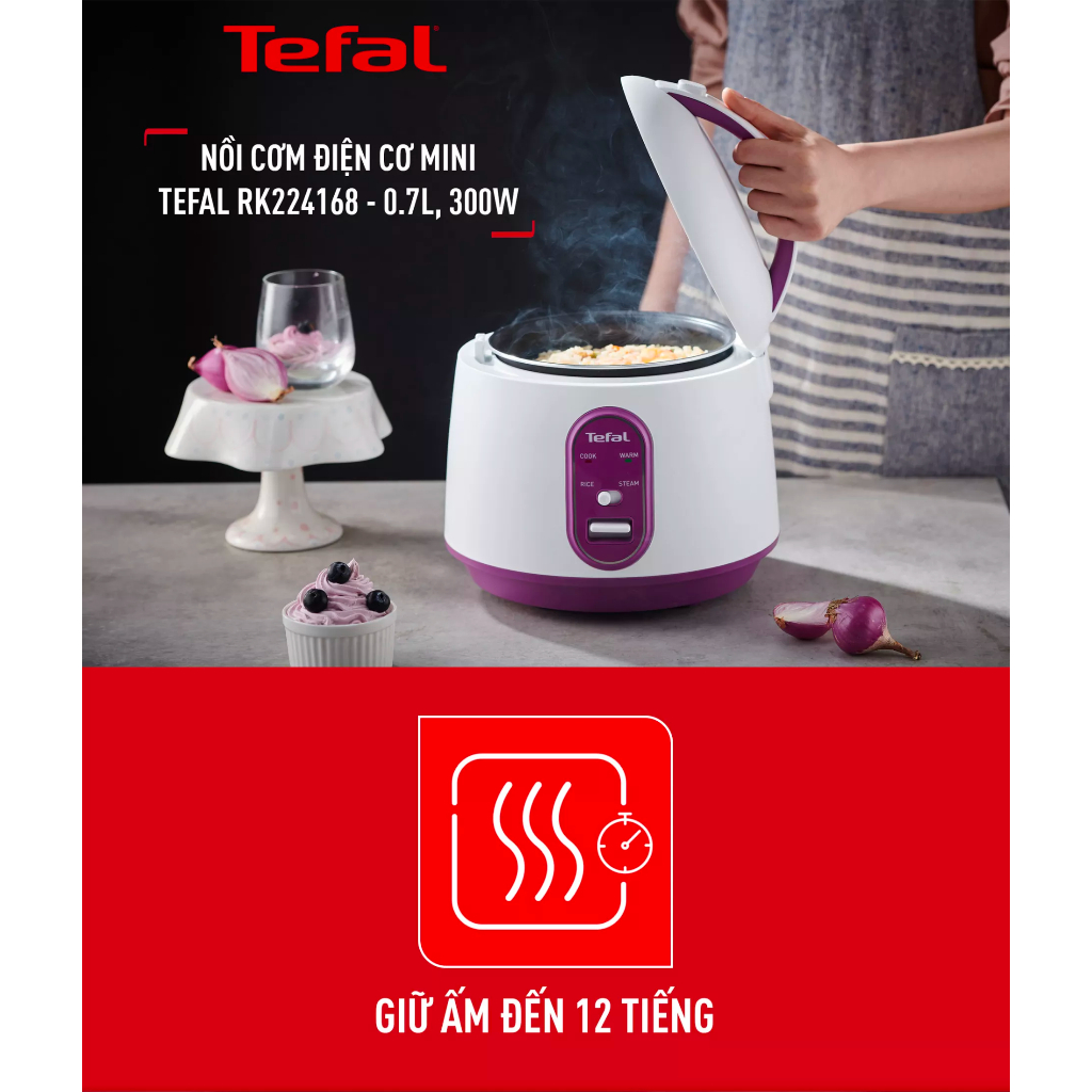 Tefal RK Mini Mechanical Rice Cooker224168 - 0.7l, 300W For 1 To 2 ...