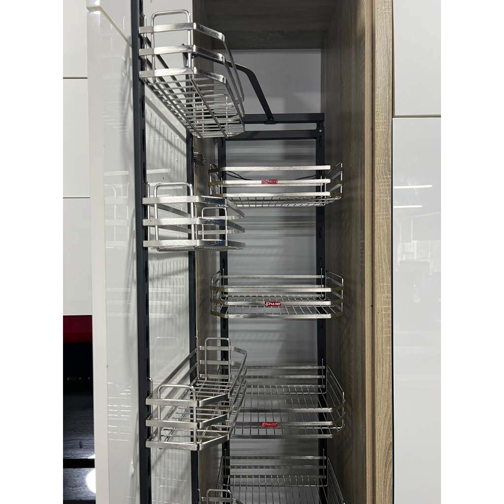 Flat Slat Dry Storage Shelf 12 Compartments 6 Tiers Made of 304 ...