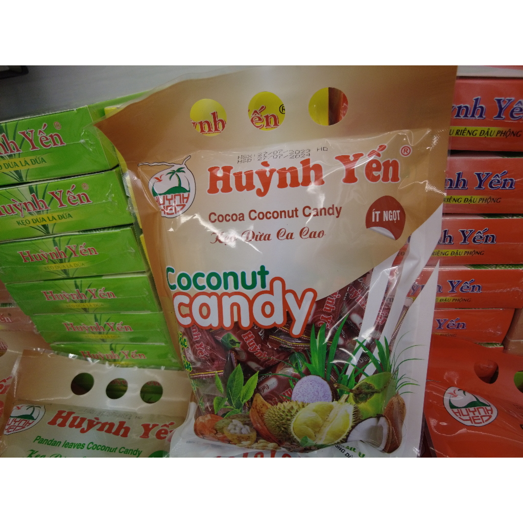 Ben Tre Huynh Yen Coconut Candy with Chocolate flavor - 300g pack ...