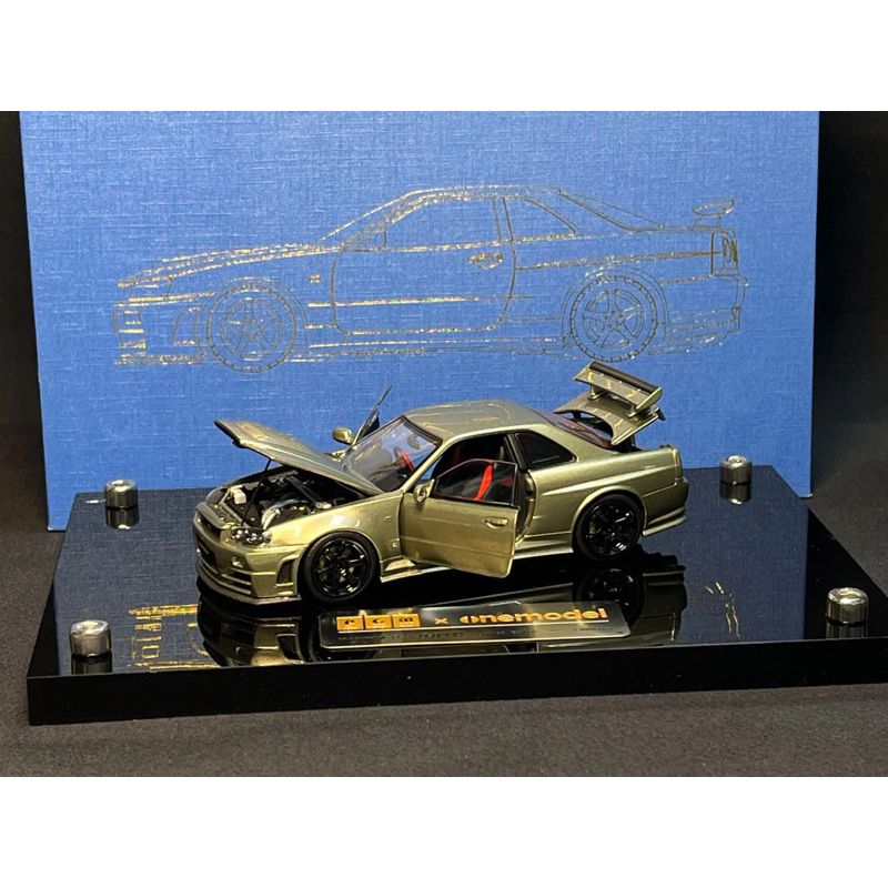 Mohinhxeps-1/64_ PGM X One Model 1:43 Nissan R34 Z-Tune Diecast- Full ...