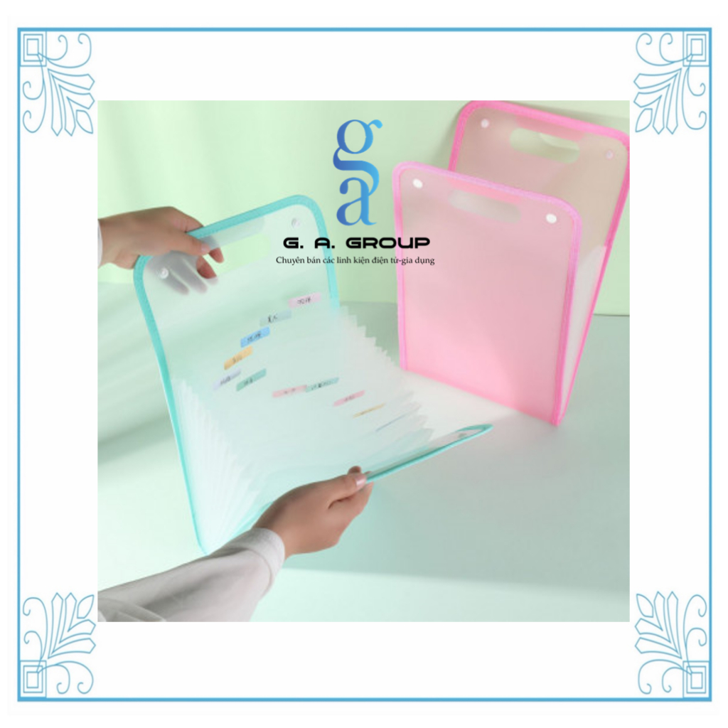 A4 Paper File Bag 12 Compartments with Handle | Shopee Malaysia