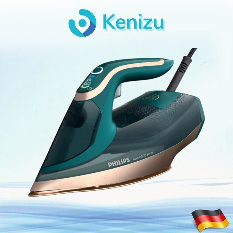 Philips Azur 8000 DST8030/70 handheld steam iron, 3000W capacity, gold ...