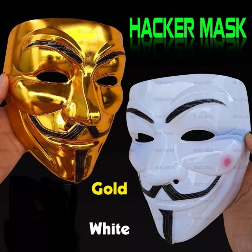 The Cult Anomimous Hacker Mask Is Super hot, Mid-Autumn Toy | Shopee ...