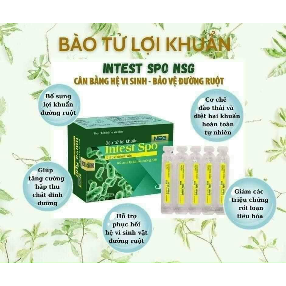 Intest Spo NSG probiotic spores contain 3 billion beneficial bacteria ...