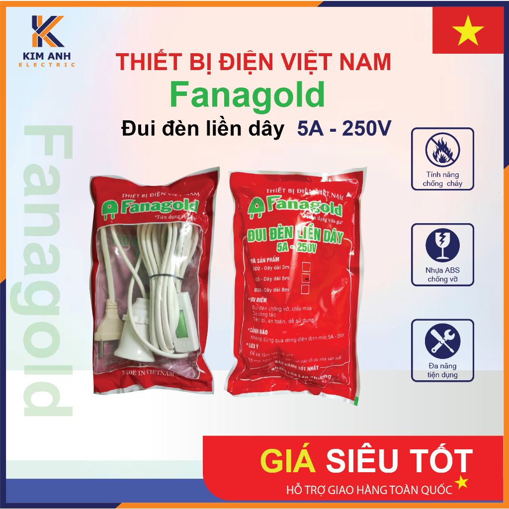 Fanagold Wire Lamp Holder Plug 5A-250V | Shopee Malaysia