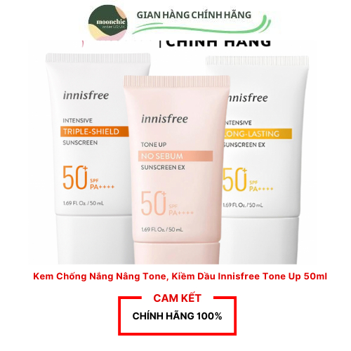 [2022 Model] Innisfree Tone Up No Sebum - Tone Up Watering Sunscreen SPF50/PA++++ 50ml | Shopee ...