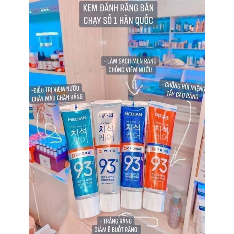 Median 93% Korean toothpaste 120G | Shopee Malaysia
