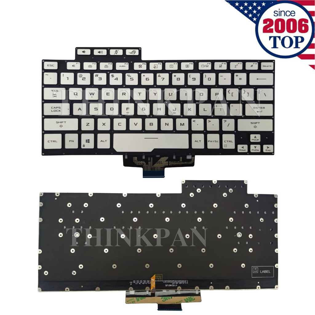 Asus ROG Zephyrus G14 GA401 GA401U GA401Q GA401IV US keyboard | Shopee ...