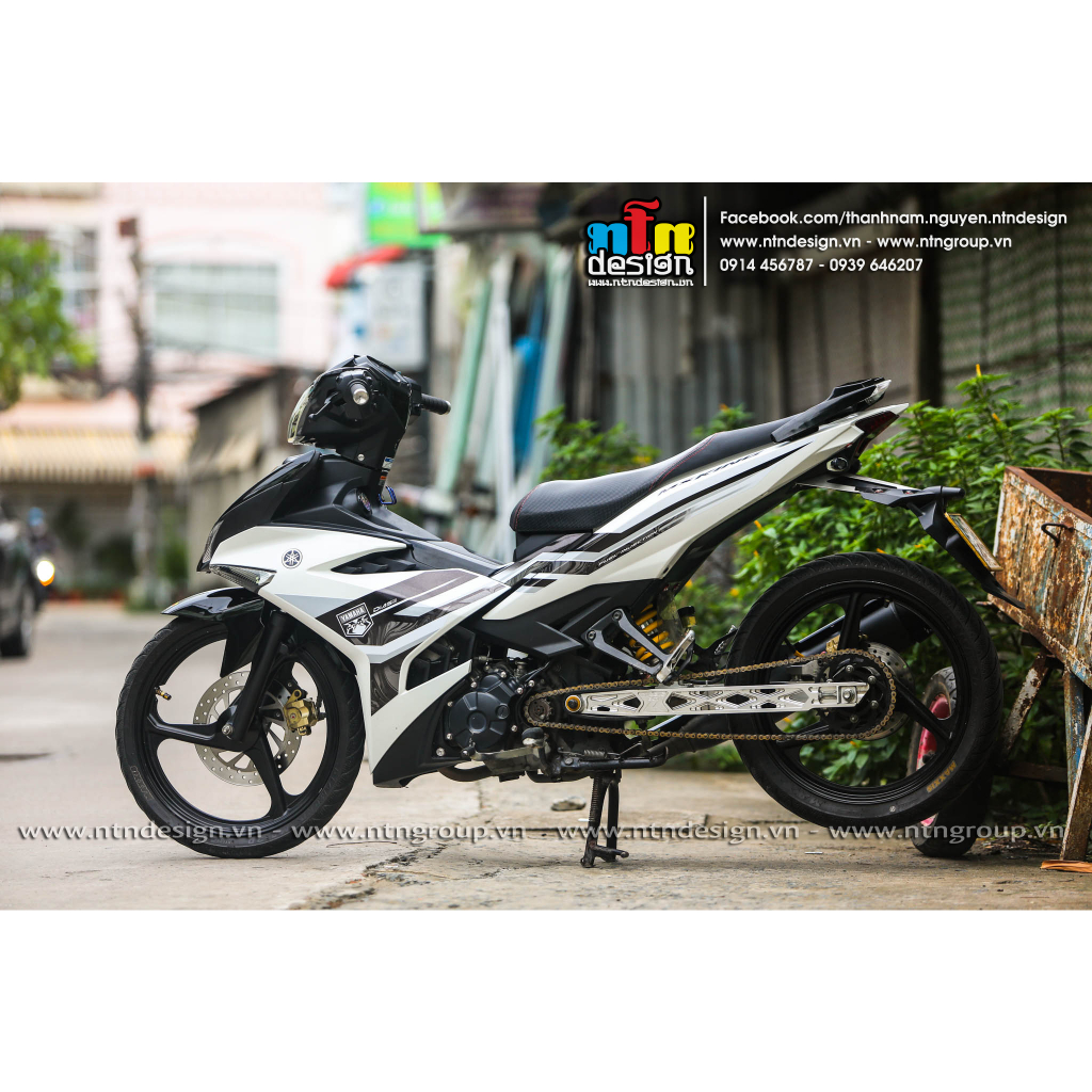 Exciter 150 stamp - model Y15zr N22 (Black and White) | Shopee Malaysia