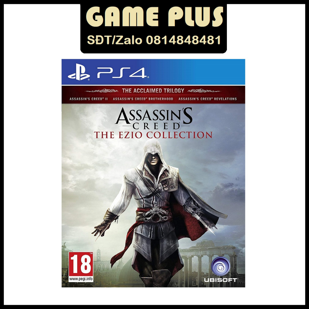 2nd Assassin's Creed The Ezio Collection Game Disc For PS4 PS5 | Shopee ...