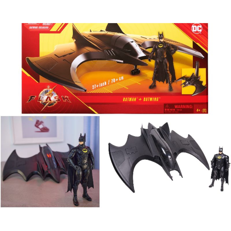 The Flash Batwing Kit Includes A 70Cm And 30Cm Batman Ship | Shopee ...