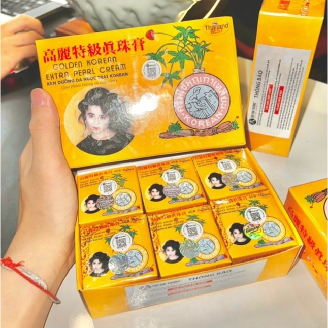 Pearl Cream*i Extra Pearl Cream Golden Korean - Golden Ginseng Cream 5g ...