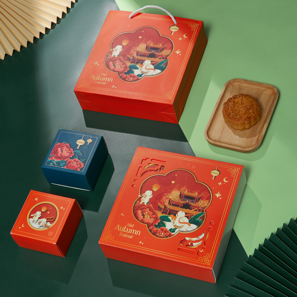 Moon Cake Box New Model 2023 - QT Packaging. | Shopee Malaysia