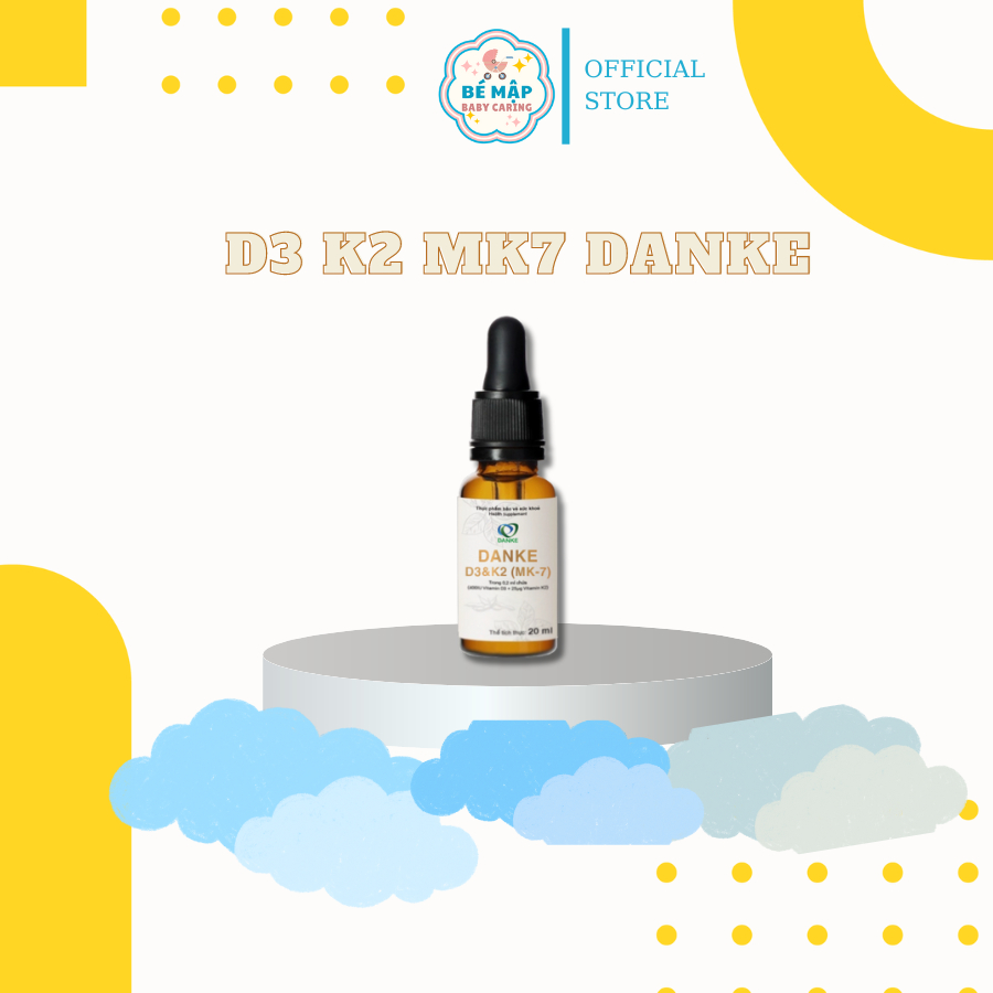 (With 1 cotton Bib As Gift) Vitamin D3 K2 MK7 Danke 20ml | Shopee Malaysia