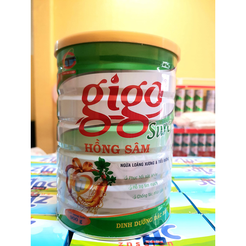 Gigo red ginseng milk powder 900g new date (Genuine) | Shopee Malaysia