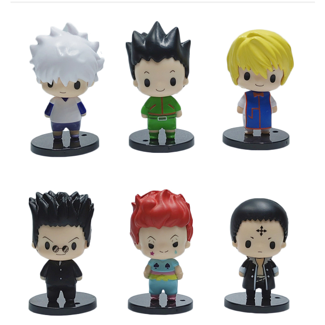 Hunter x hunter Chibi figure Gon / Killua / Kurapika / Hisoka / Chrollo / Leorio | Shopee Malaysia
