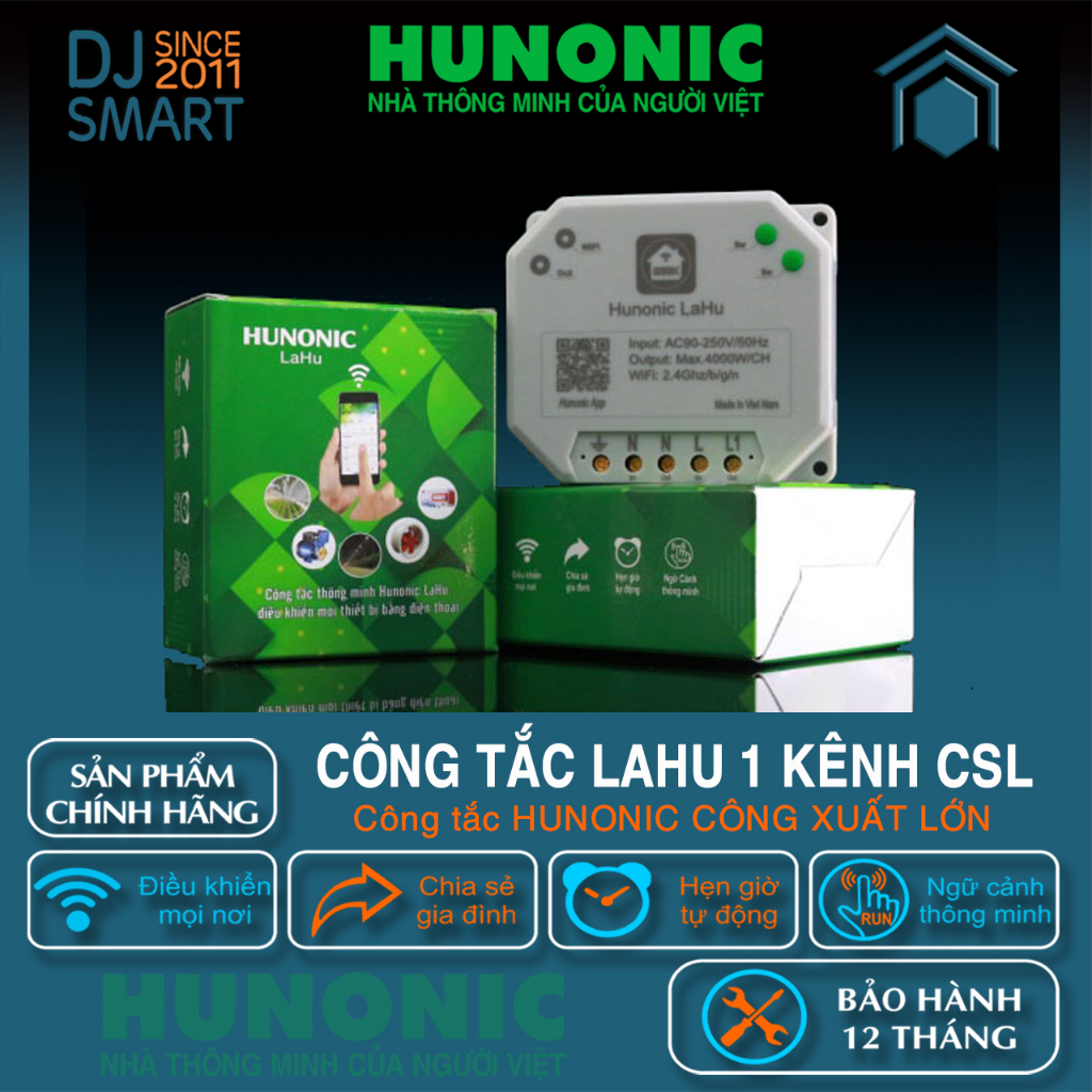 Free Touch Electric Tester - Hunonic Lahu Smart Switch 01 Channel Large ...