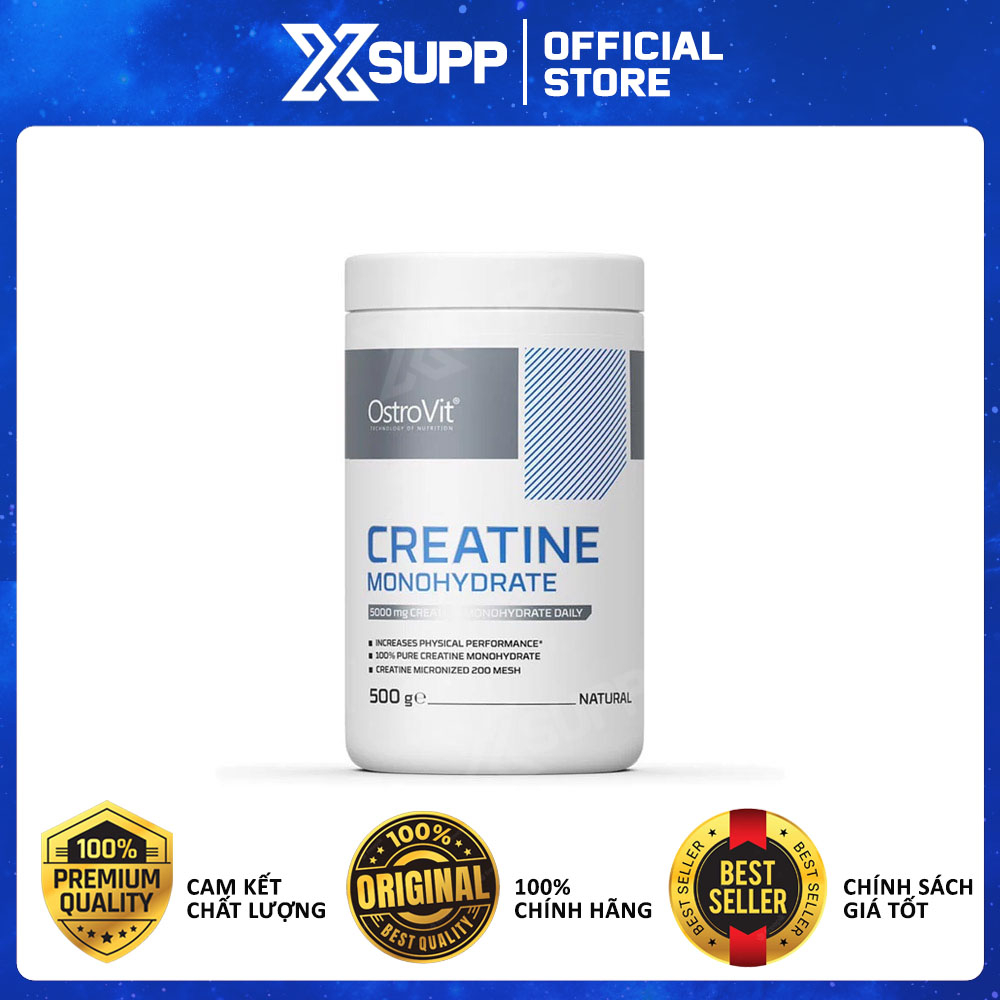 Ostrovit Creatine, Increase muscle strength, box of 500 Grams - 100 ...