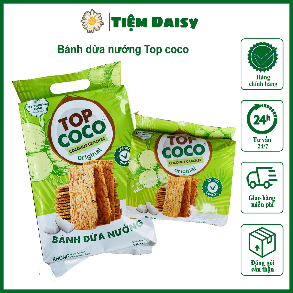 Top Coco Toasted Coconut Cake Genuine export product, 150gr/210gr ...