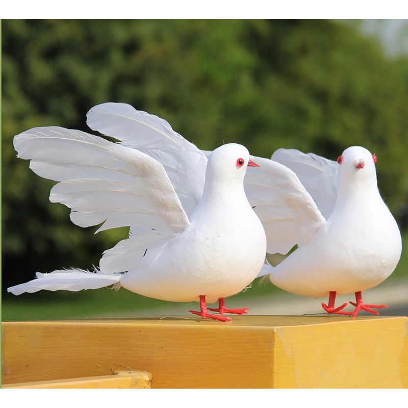 Foam Pigeons Decorate Caskets, Decorate Small Landscapes | Shopee Malaysia
