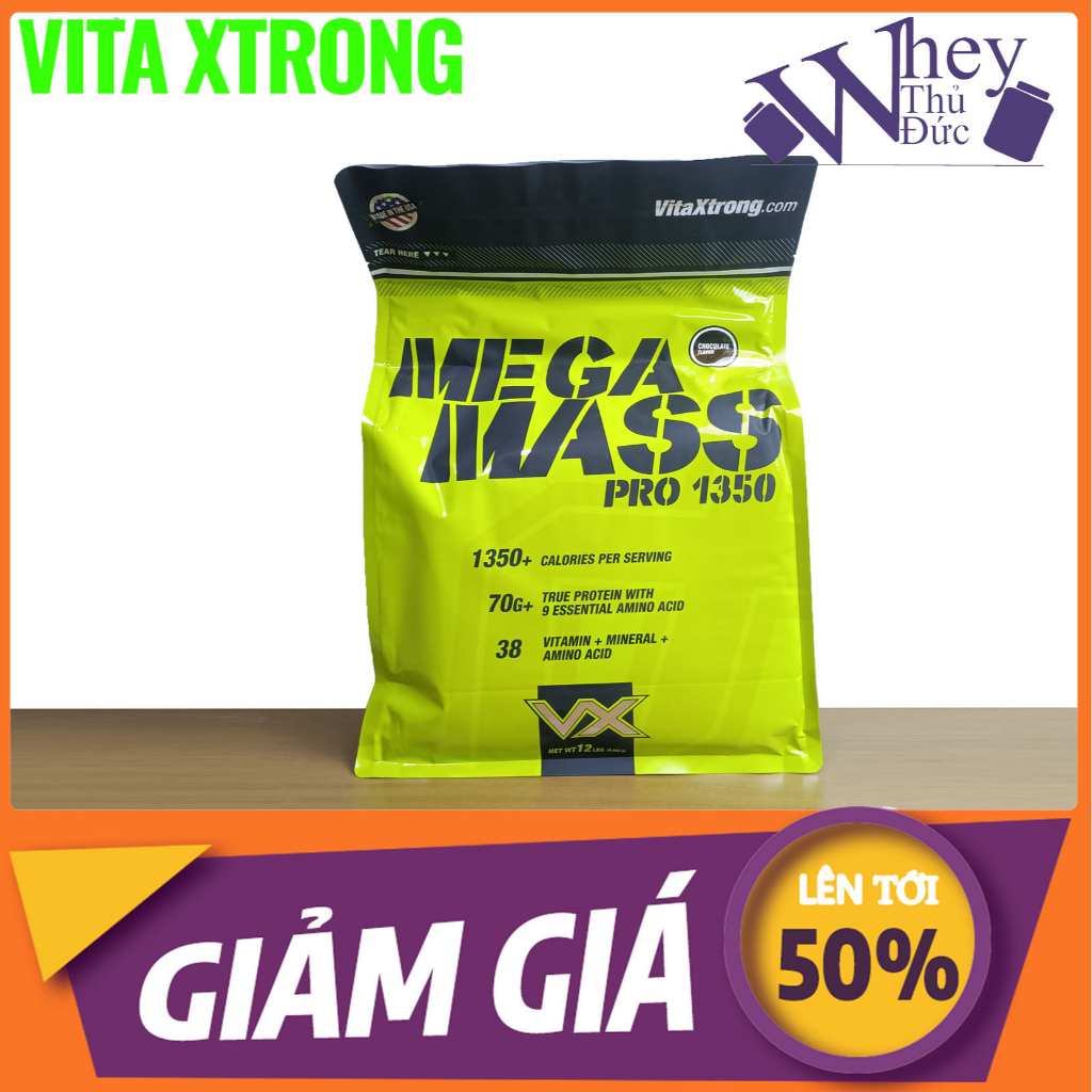 Mega Mass VitaXtrong 12lbs Cookies Creams flavor - Milk to gain weight ...