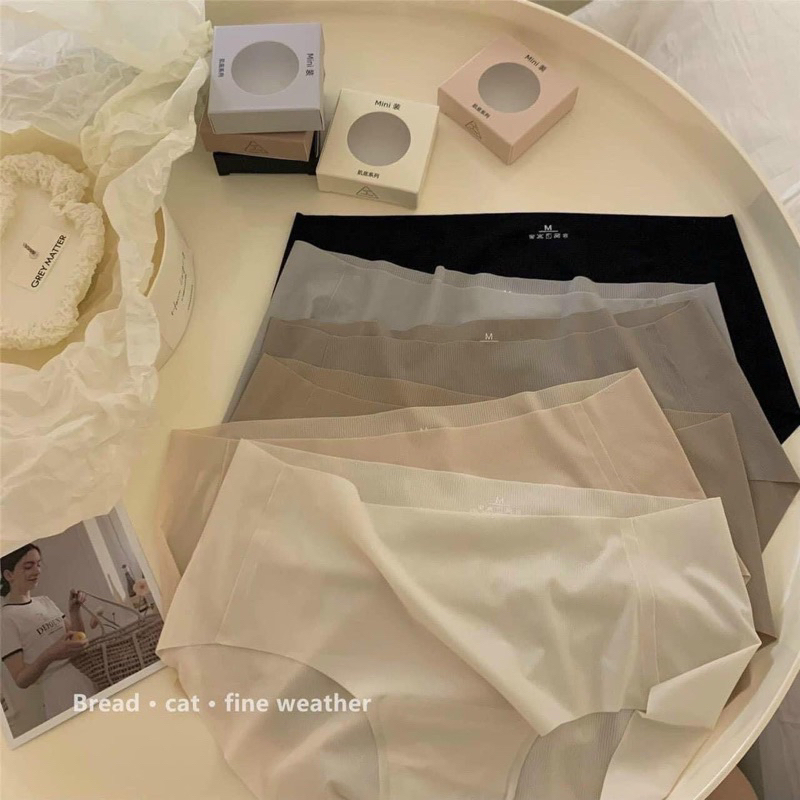 Set Of 6 Chip Pants Invisible Jelly Panties No Seam With Mini Box ...