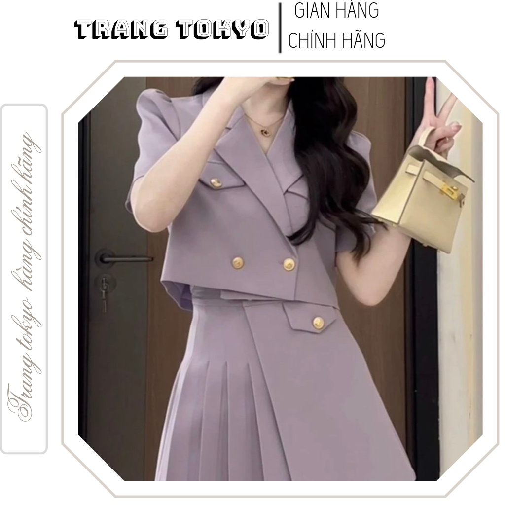 Women's pleated skirt vest Set - soft Japanese cross-body women's ...