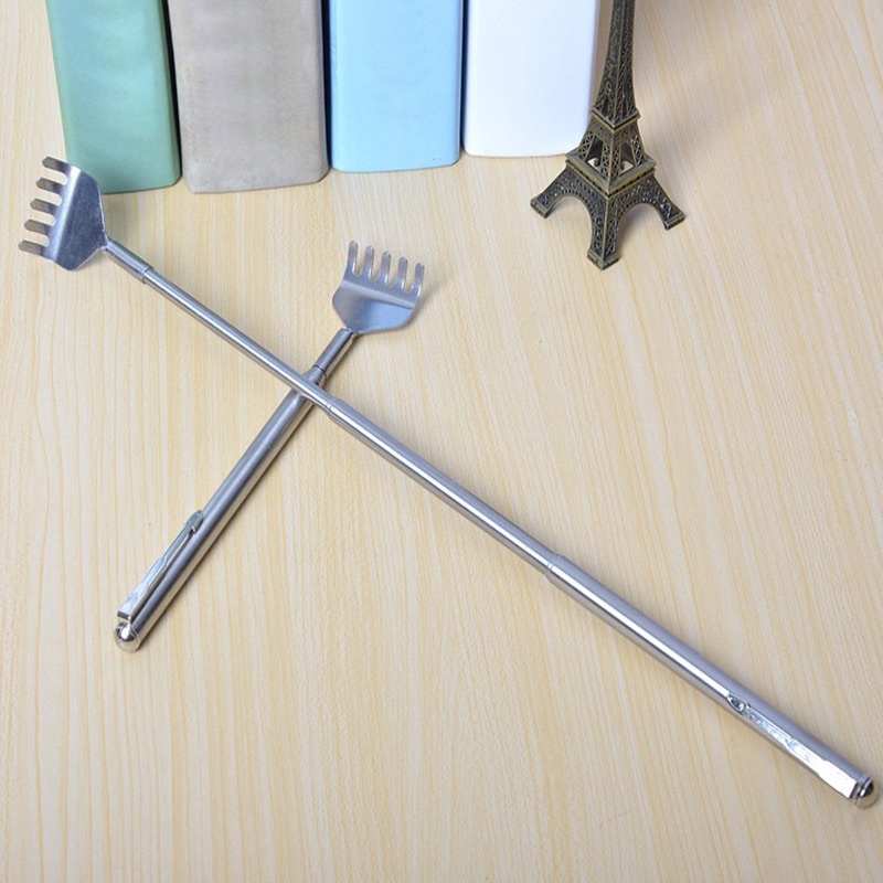 Stainless steel back scratcher and itch scratcher shortened and ...