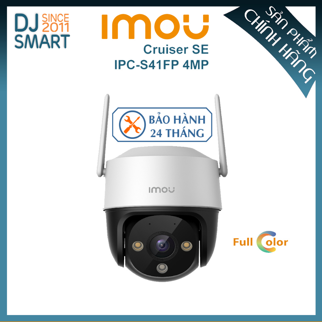 Imou Cruiser SE IPC-S41FP 4MP Outdoor 360 Rotating Wifi Camera Warning ...