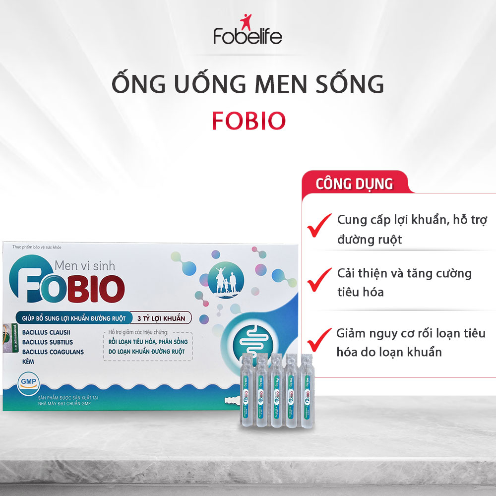 FoBio Fobe Probiotic Drinking Tubes Support Probiotic Supplement, Reduce Digestive Disorders N1 ...