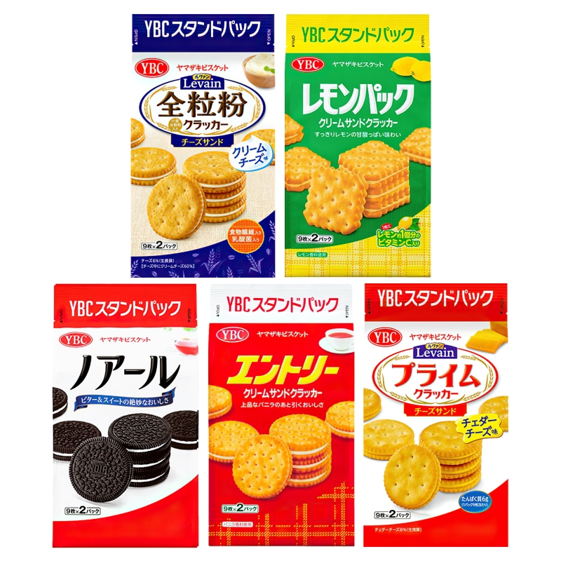 Japanese YBC Levain Prime cream-filled biscuits (9 pieces x 2 packs) | Shopee Malaysia