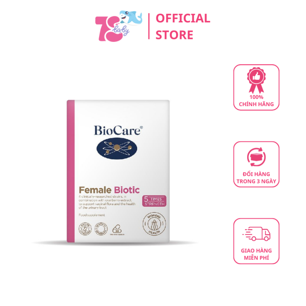 Probiotics For Women BIOCARE FEMALE Biomic Supplement 10 Billion ...